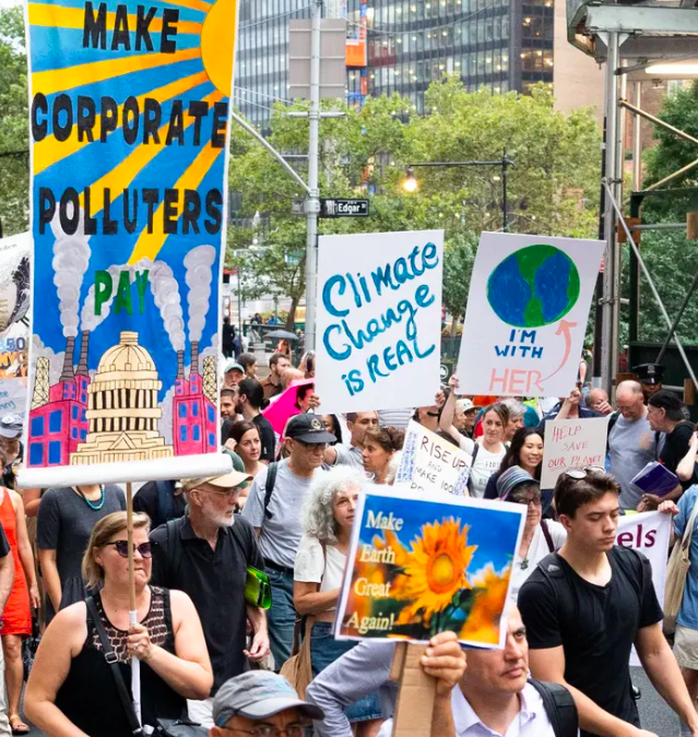 Climate change activists defy Trump’s inaction with their own summit ...